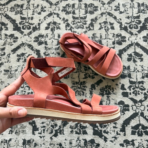 Merrell | Shoes | Merrell Dusty Rose Sandals Comfortable Summer ...